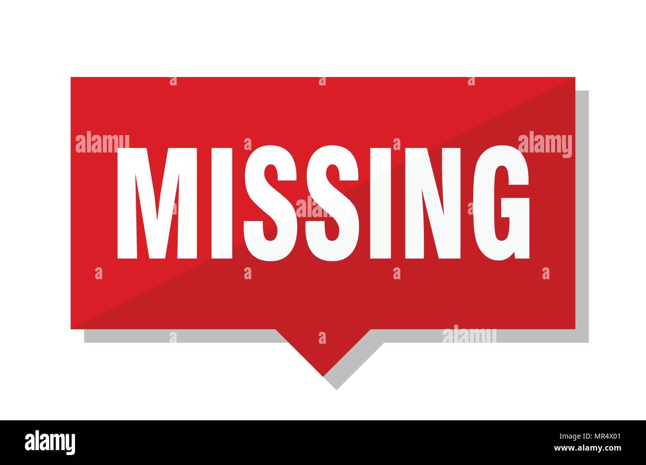 missing red square price tag Stock Vector Image & Art - Alamy