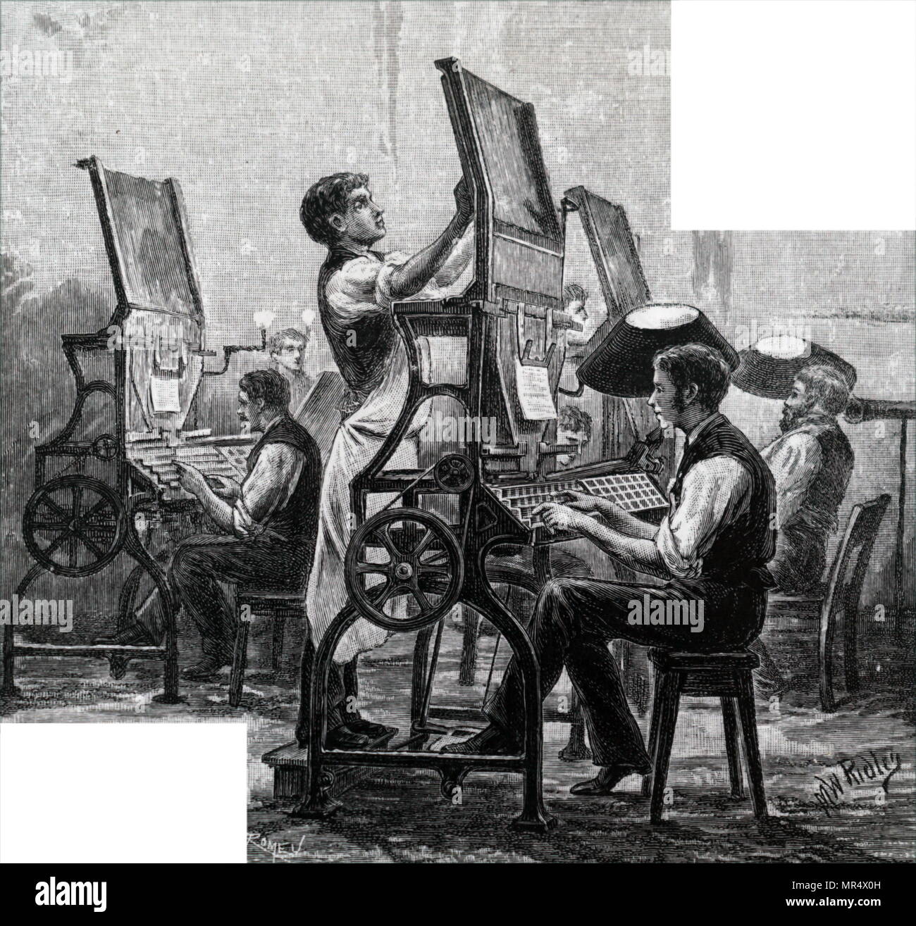 Typesetters hi-res stock photography and images - Alamy