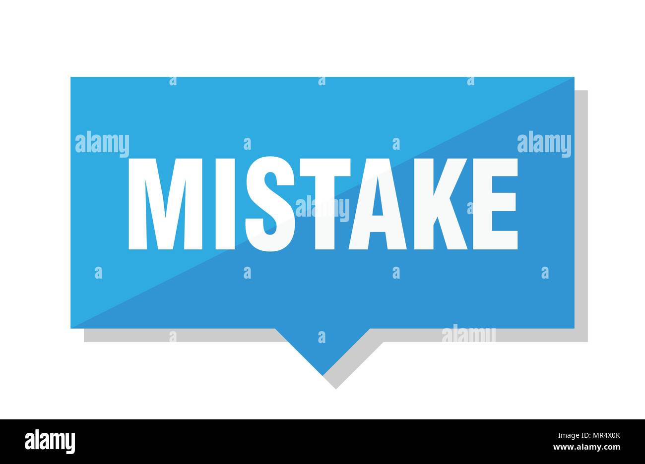 mistake blue square price tag Stock Vector Image & Art - Alamy