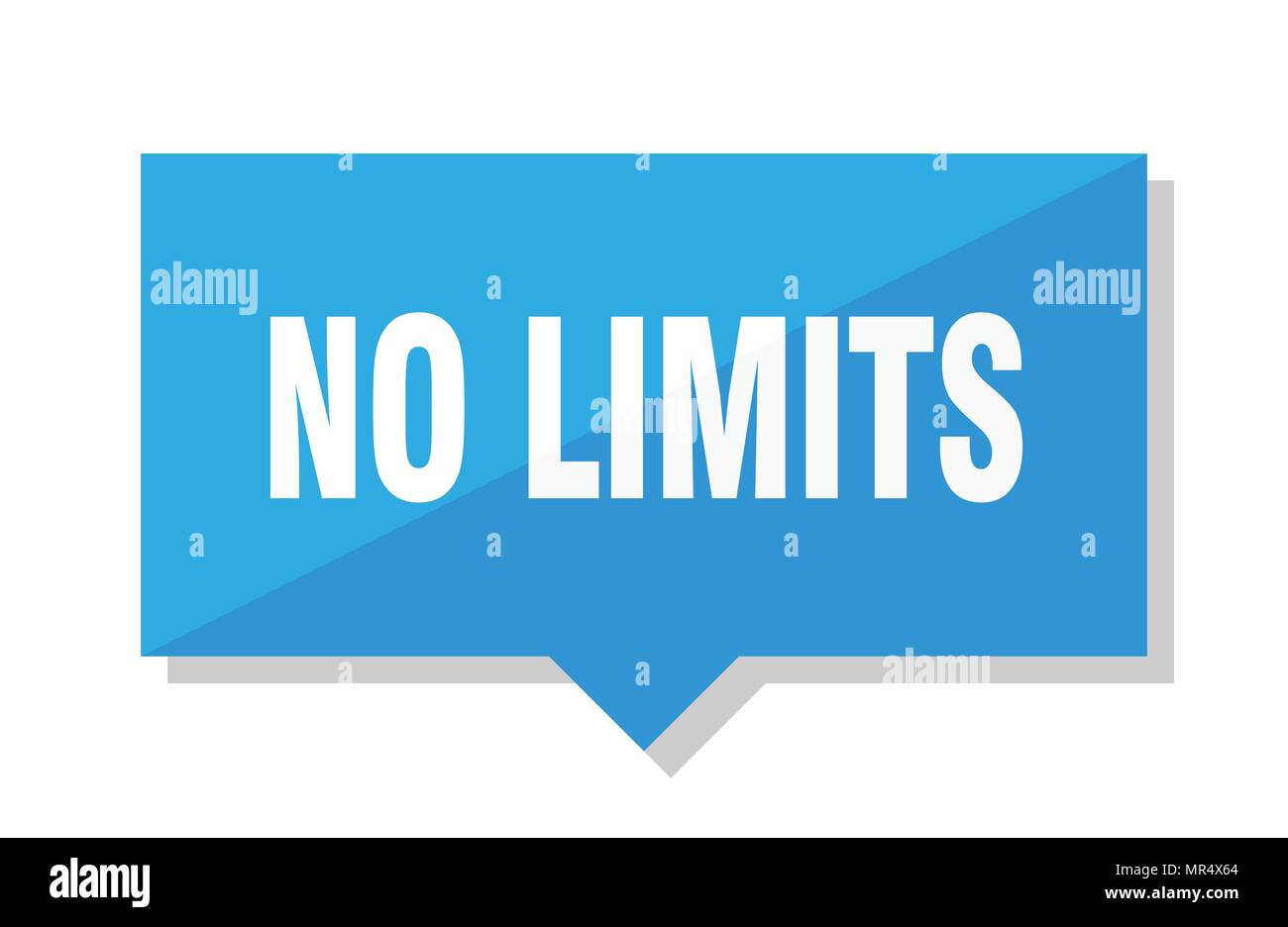 no limits blue square price tag Stock Vector Image & Art - Alamy