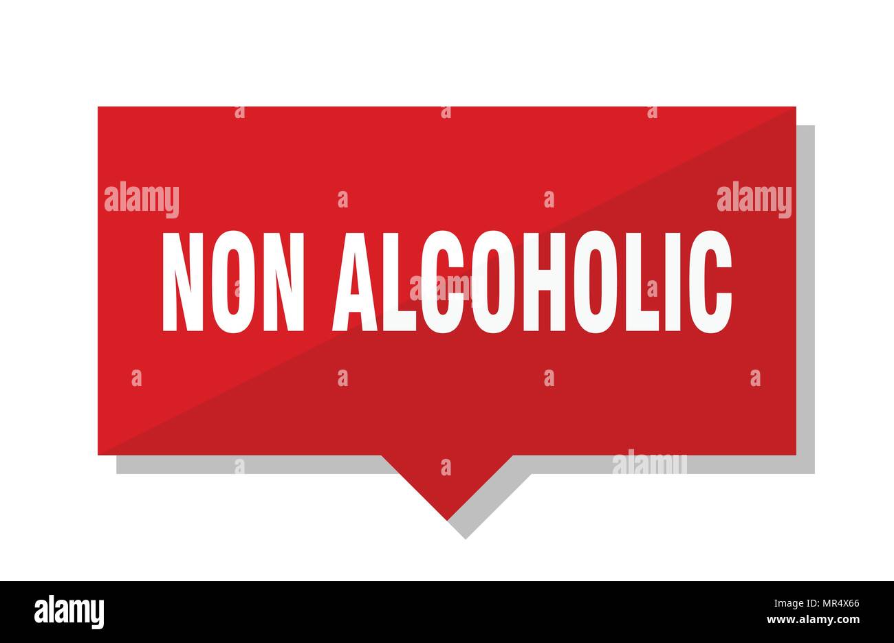 non alcoholic red square price tag Stock Vector Image & Art - Alamy