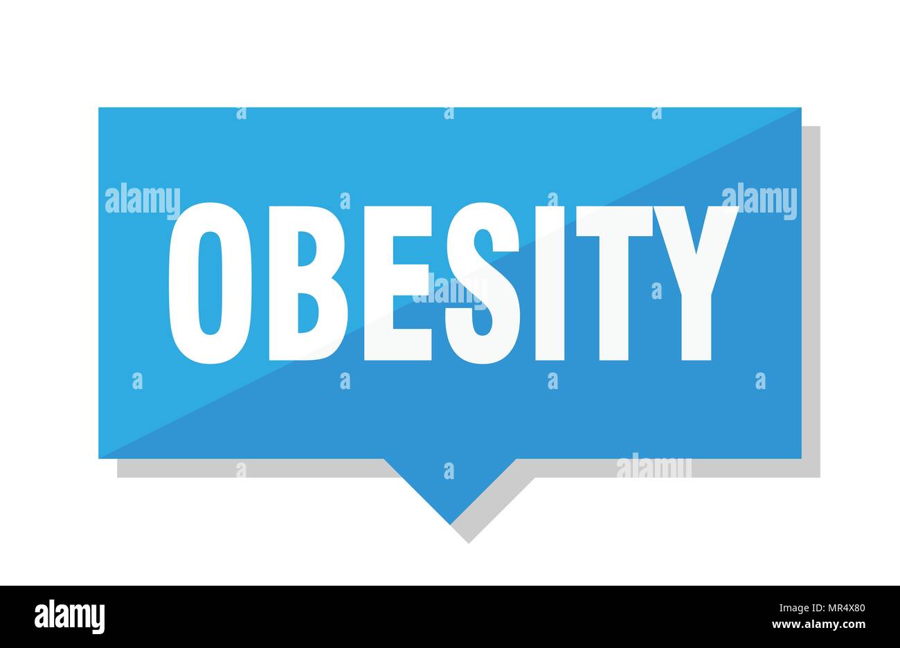 obesity blue square price tag Stock Vector Image & Art - Alamy