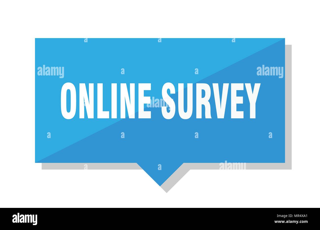 online survey blue square price tag Stock Vector Image & Art - Alamy