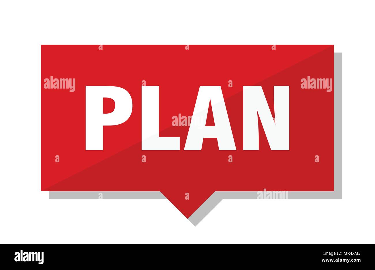 plan red square price tag Stock Vector Image & Art - Alamy