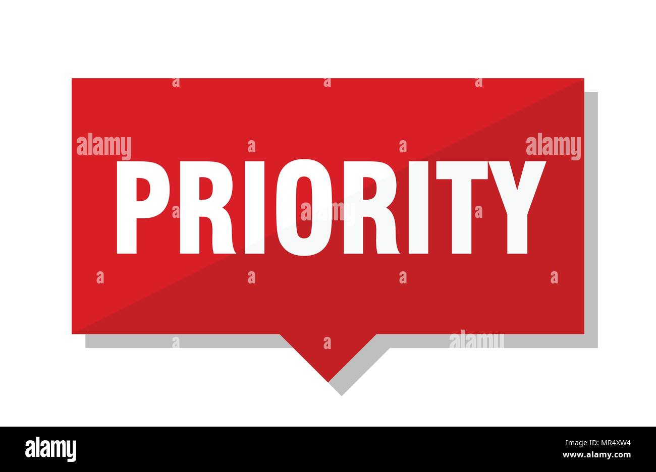 priority red square price tag Stock Vector Image & Art - Alamy