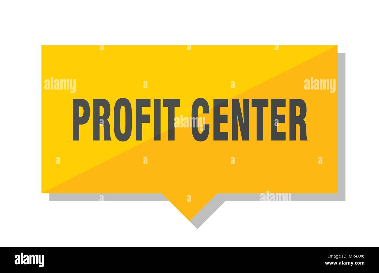 profit center yellow square price tag Stock Vector Image & Art - Alamy