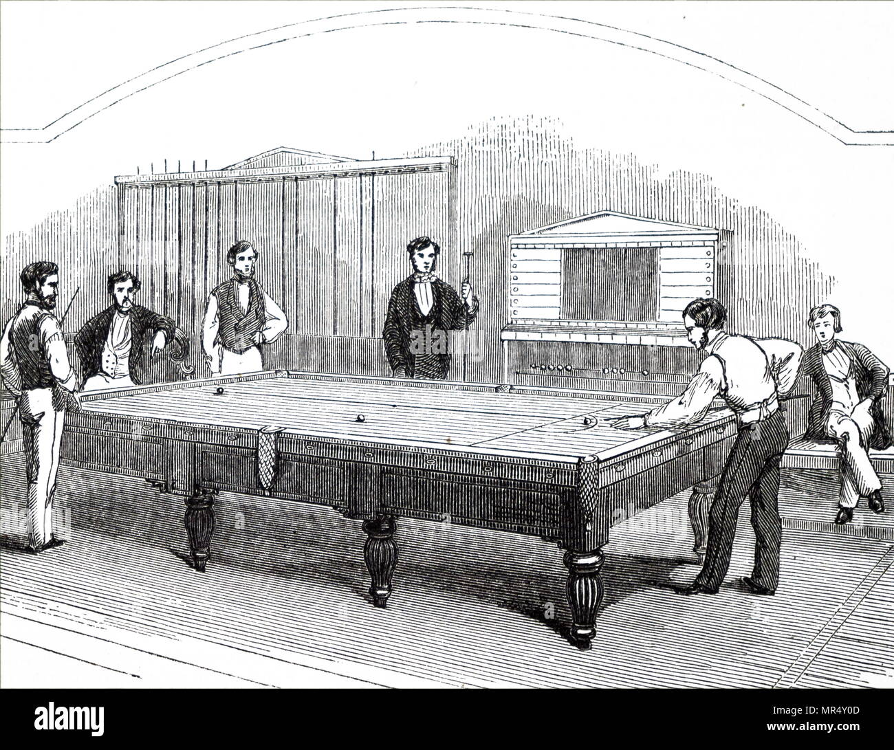 Billiards historical hi-res stock photography and images - Alamy