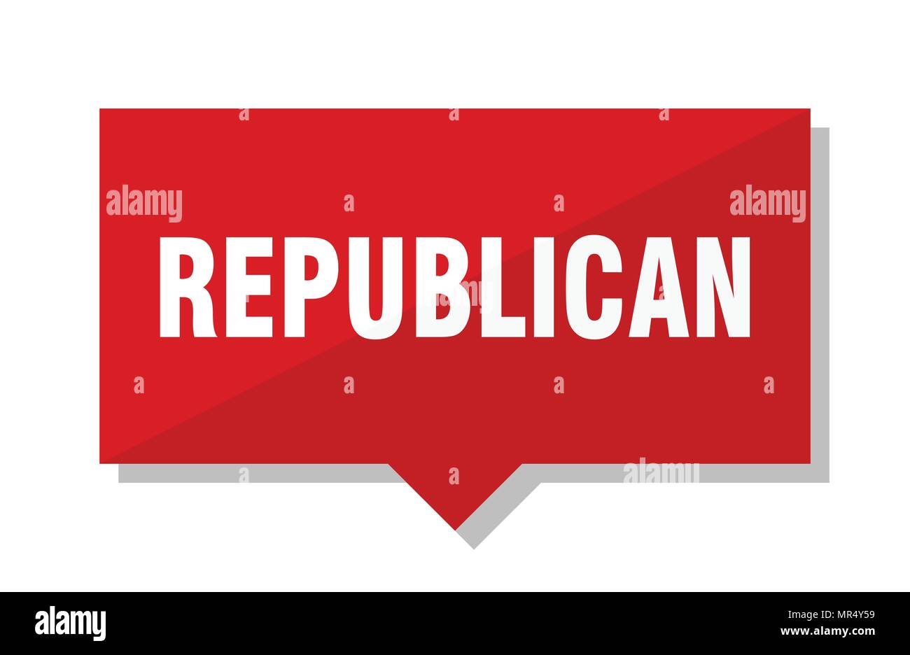 republican red square price tag Stock Vector Image & Art - Alamy