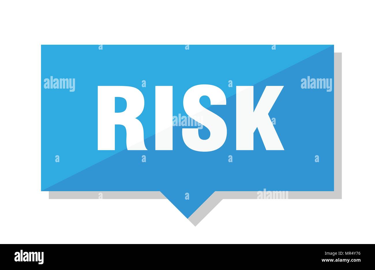 risk blue square price tag Stock Vector Image & Art - Alamy