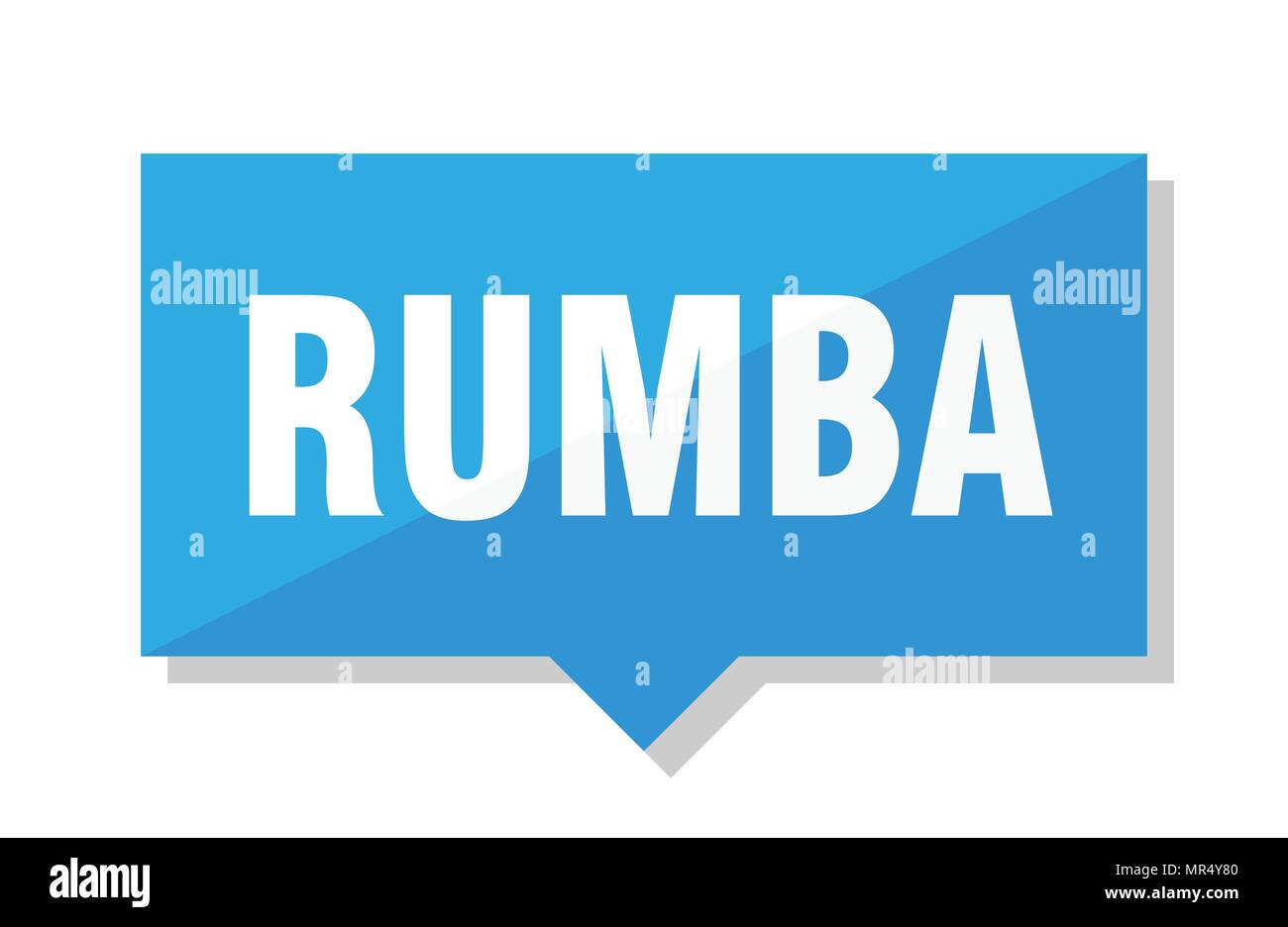 rumba blue square price tag Stock Vector Image & Art - Alamy