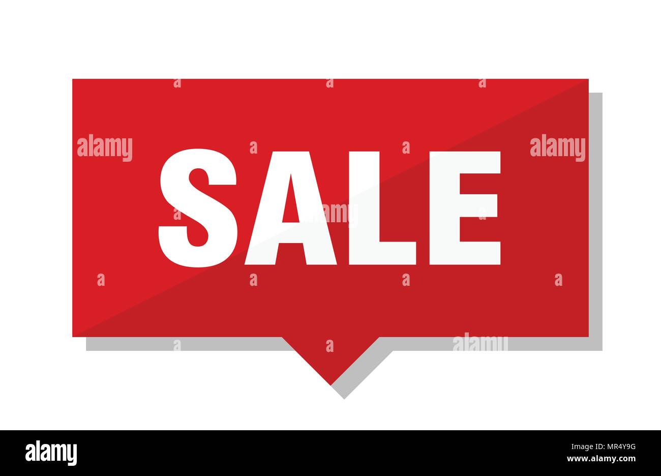sale red square price tag Stock Vector Image & Art - Alamy