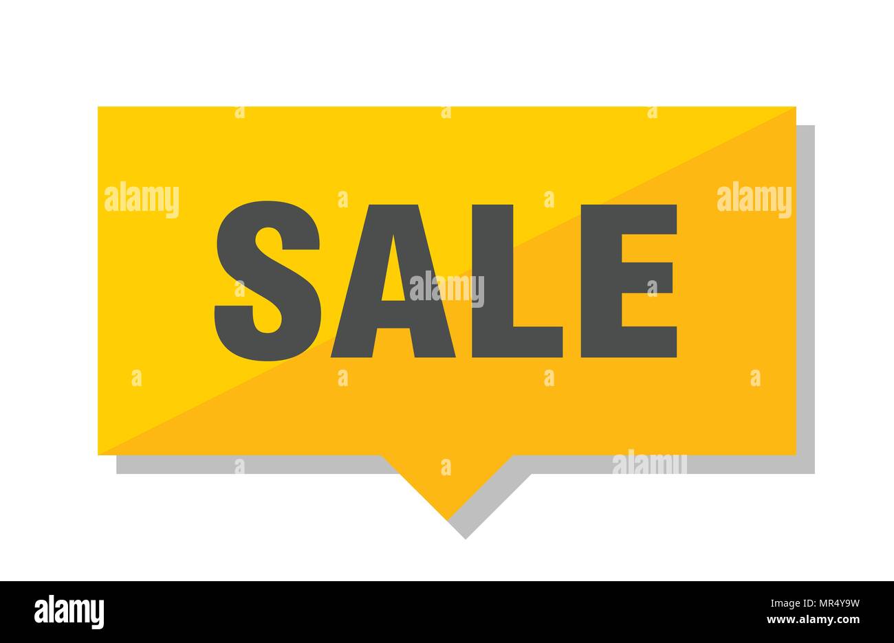 sale yellow square price tag Stock Vector Image & Art - Alamy