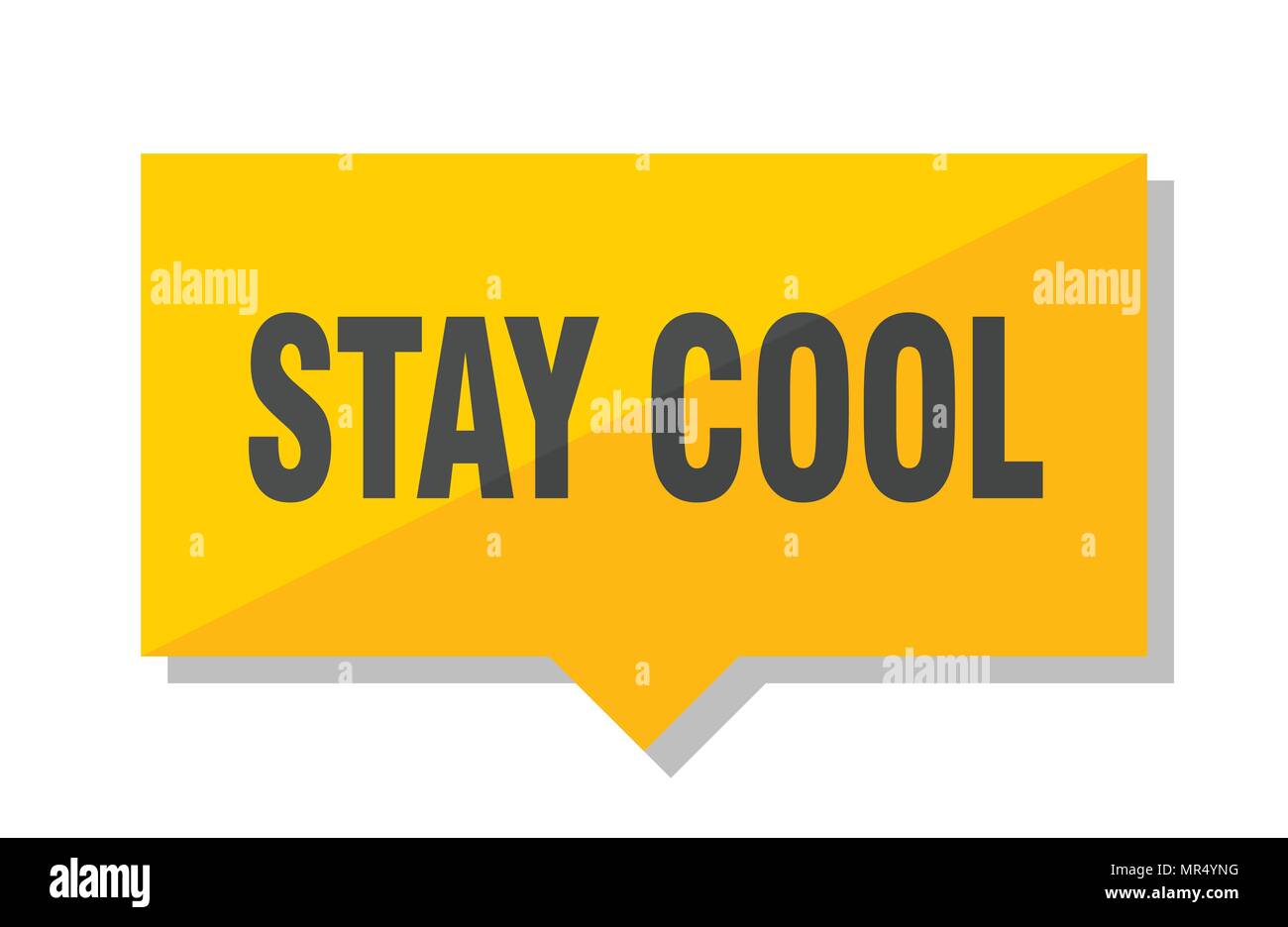 stay cool yellow square price tag Stock Vector Image & Art - Alamy