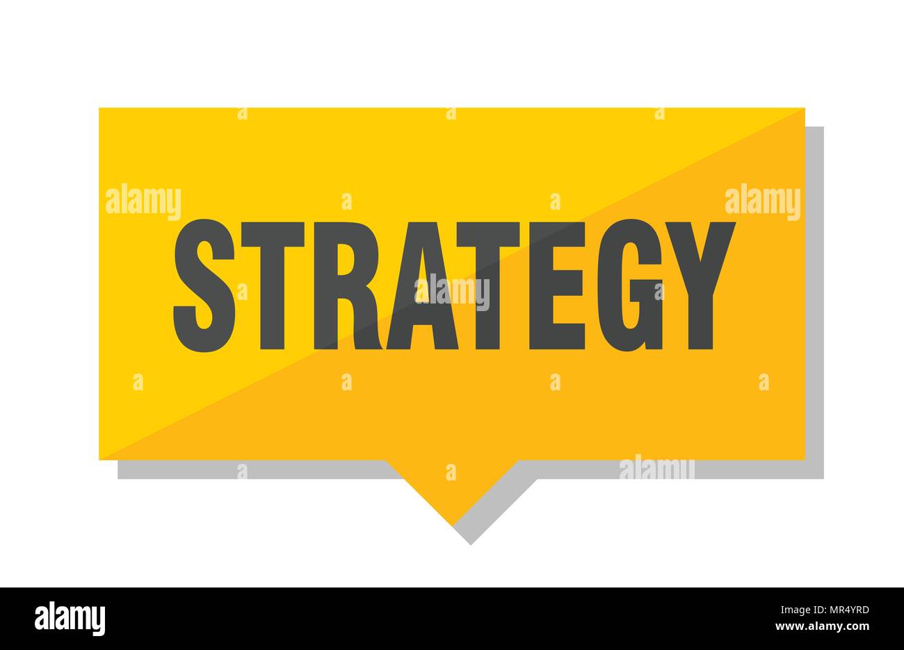 strategy yellow square price tag Stock Vector Image & Art - Alamy
