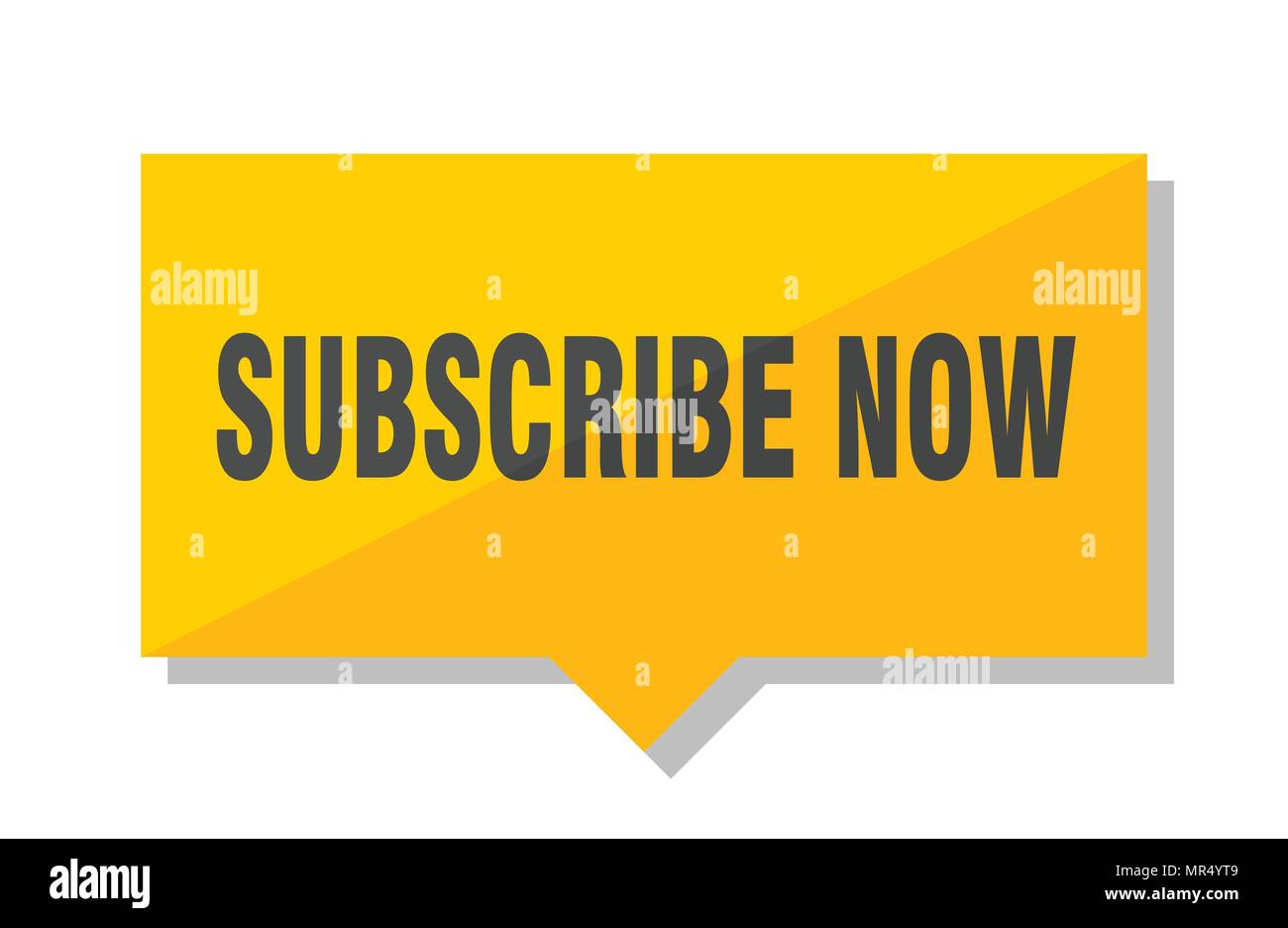 subscribe now yellow square price tag Stock Vector Image & Art - Alamy