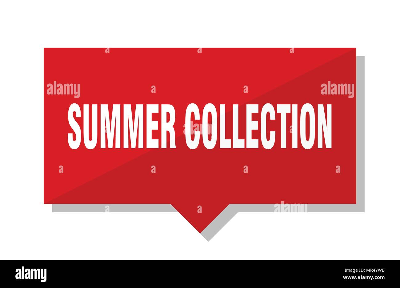 summer collection red square price tag Stock Vector Image & Art - Alamy