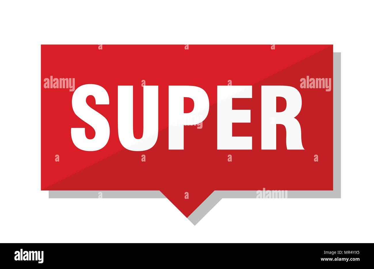 super red square price tag Stock Vector Image & Art - Alamy