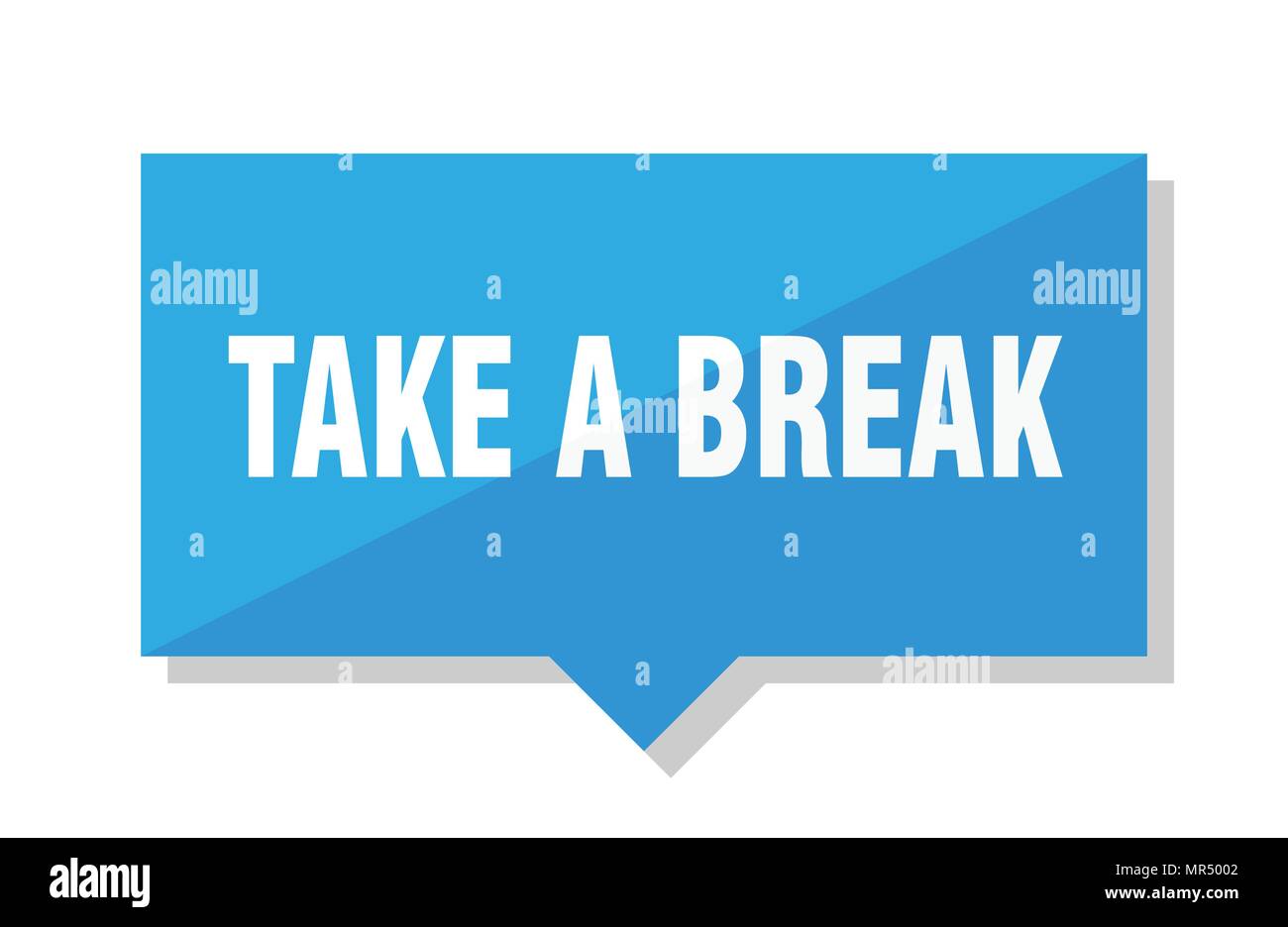 take a break blue square price tag Stock Vector Image & Art - Alamy