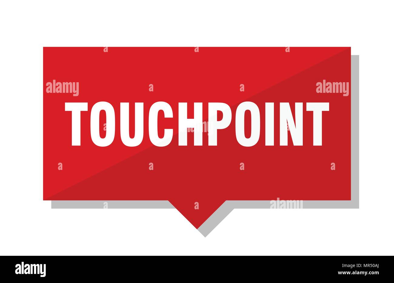 touchpoint red square price tag Stock Vector Image & Art - Alamy