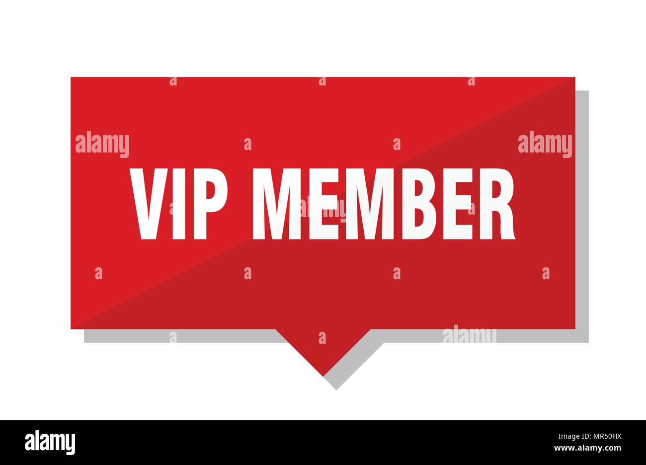 vip member red square price tag Stock Vector Image & Art - Alamy