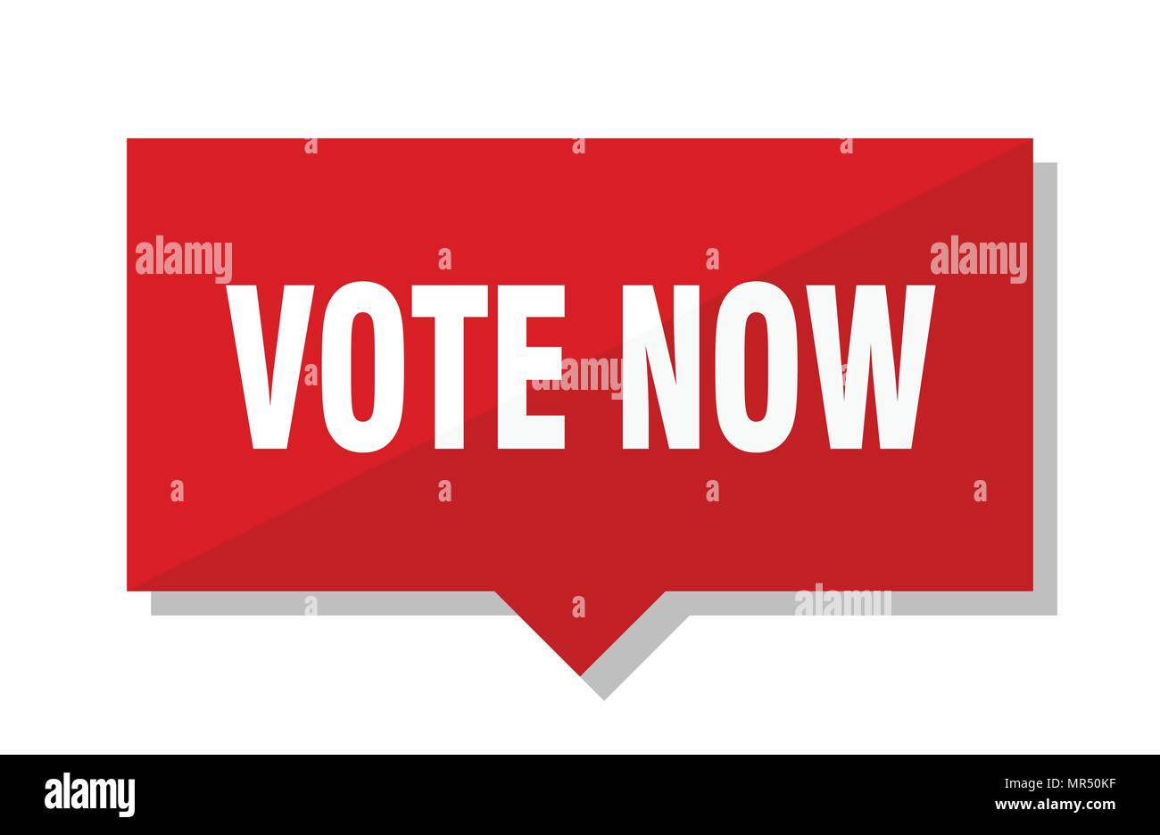 vote now red square price tag Stock Vector Image & Art - Alamy