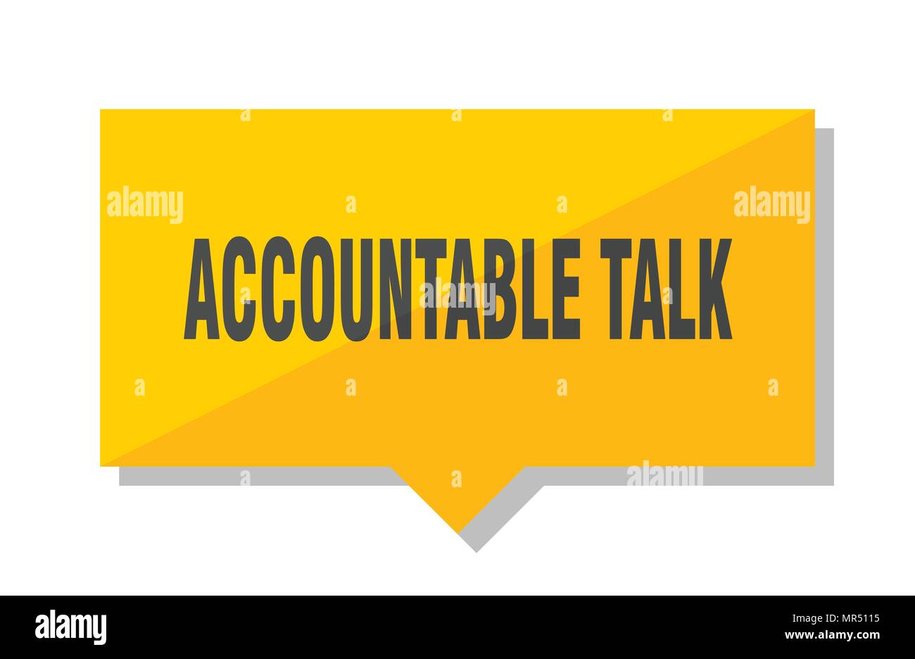 accountable talk yellow square price tag Stock Vector Image & Art - Alamy