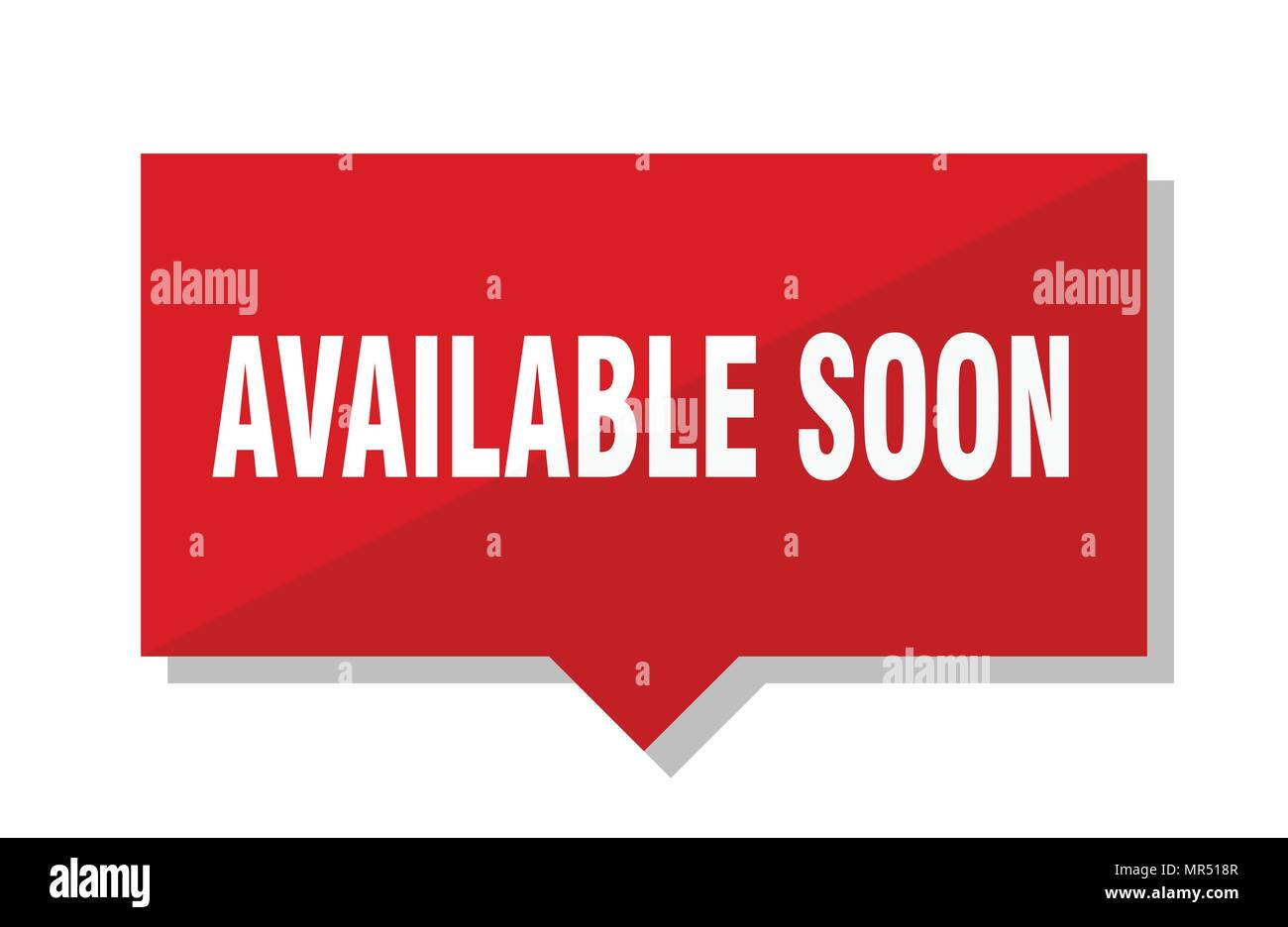available soon red square price tag Stock Vector Image & Art - Alamy