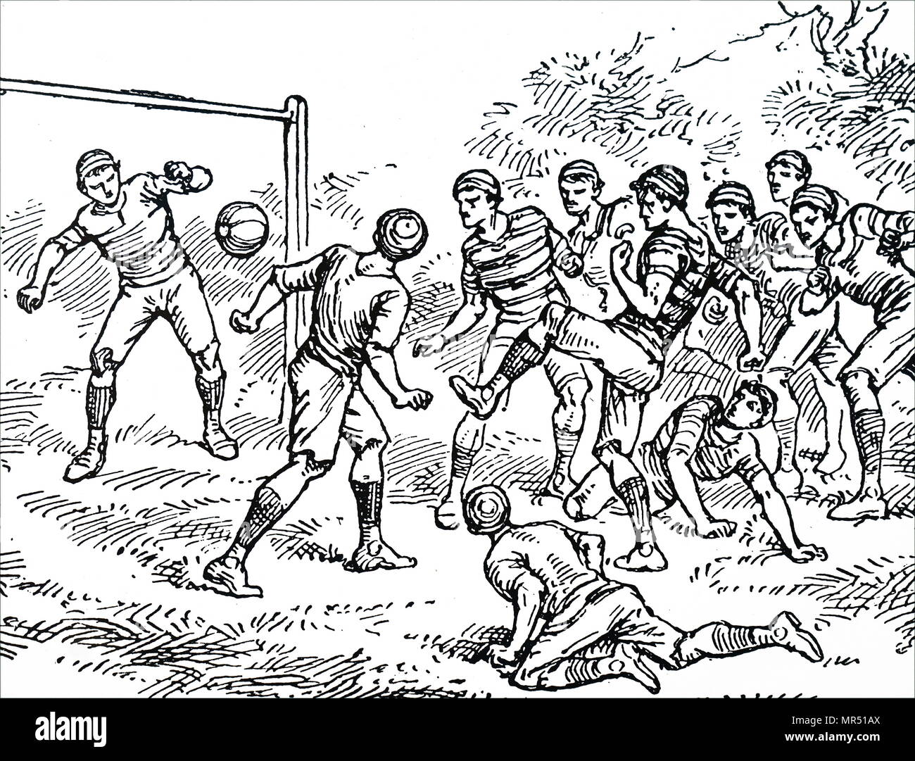 Football cartoon hi-res stock photography and images - Alamy