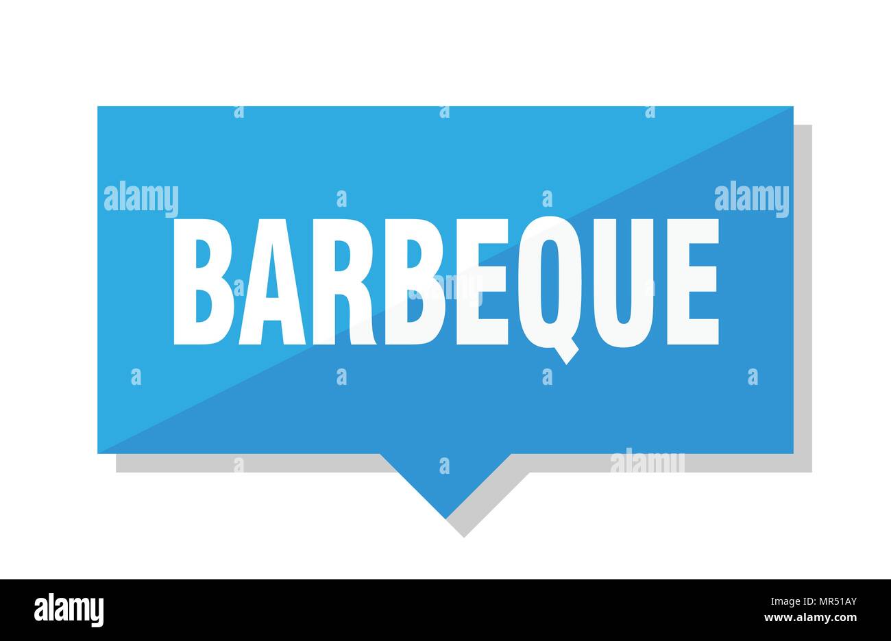 barbeque blue square price tag Stock Vector Image & Art - Alamy