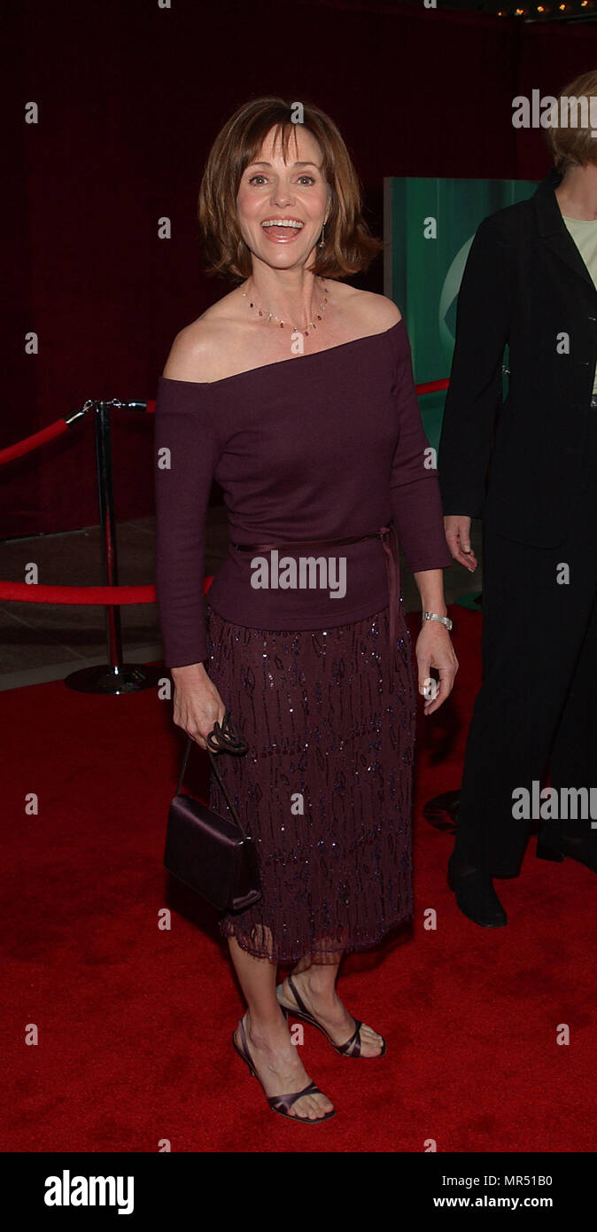Sally Field arrives at the 53rd Primetime Emmy Awards at the Shubert ...