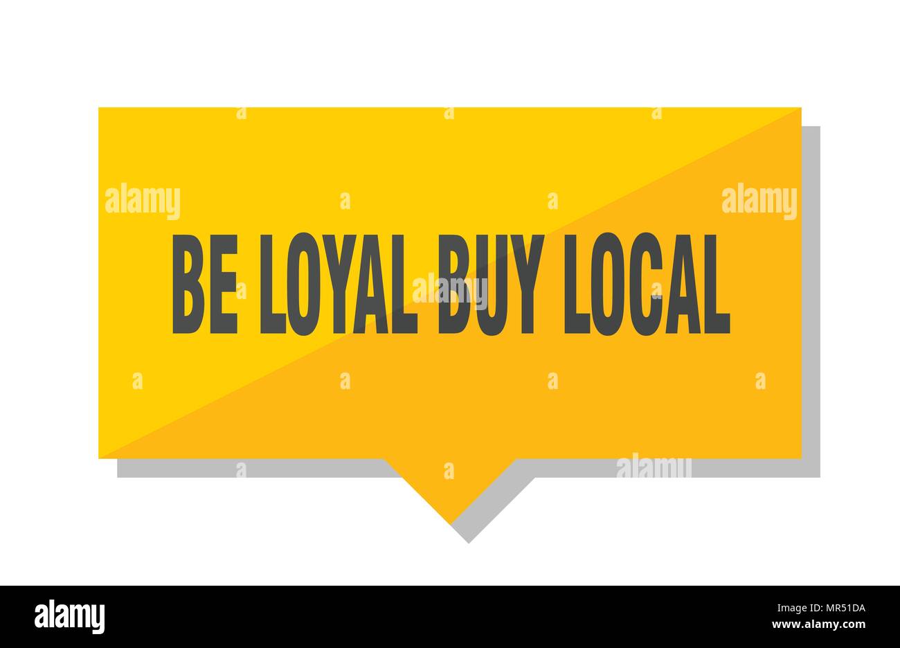 Buy local label orange Stock Vector Images - Alamy
