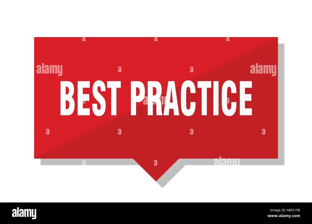 best practice red square price tag Stock Vector Image & Art - Alamy