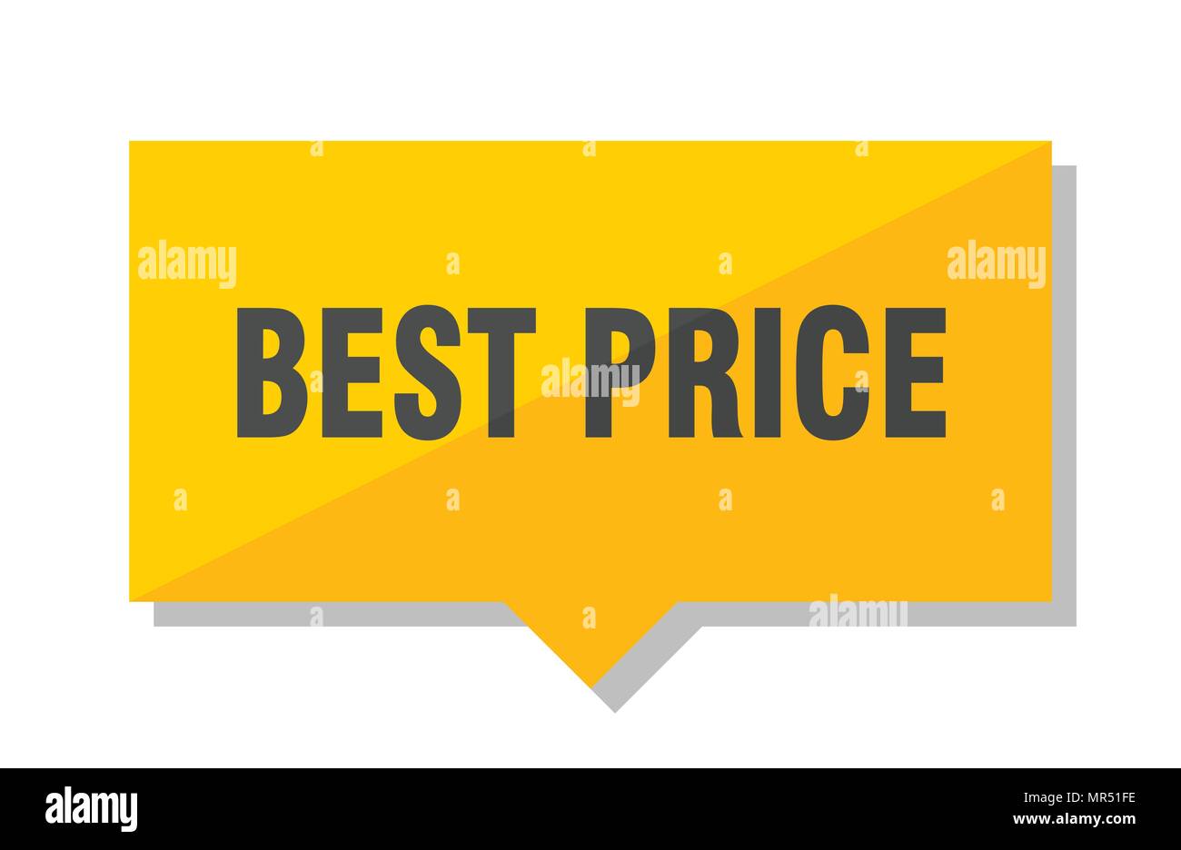 best price yellow square price tag Stock Vector Image & Art - Alamy