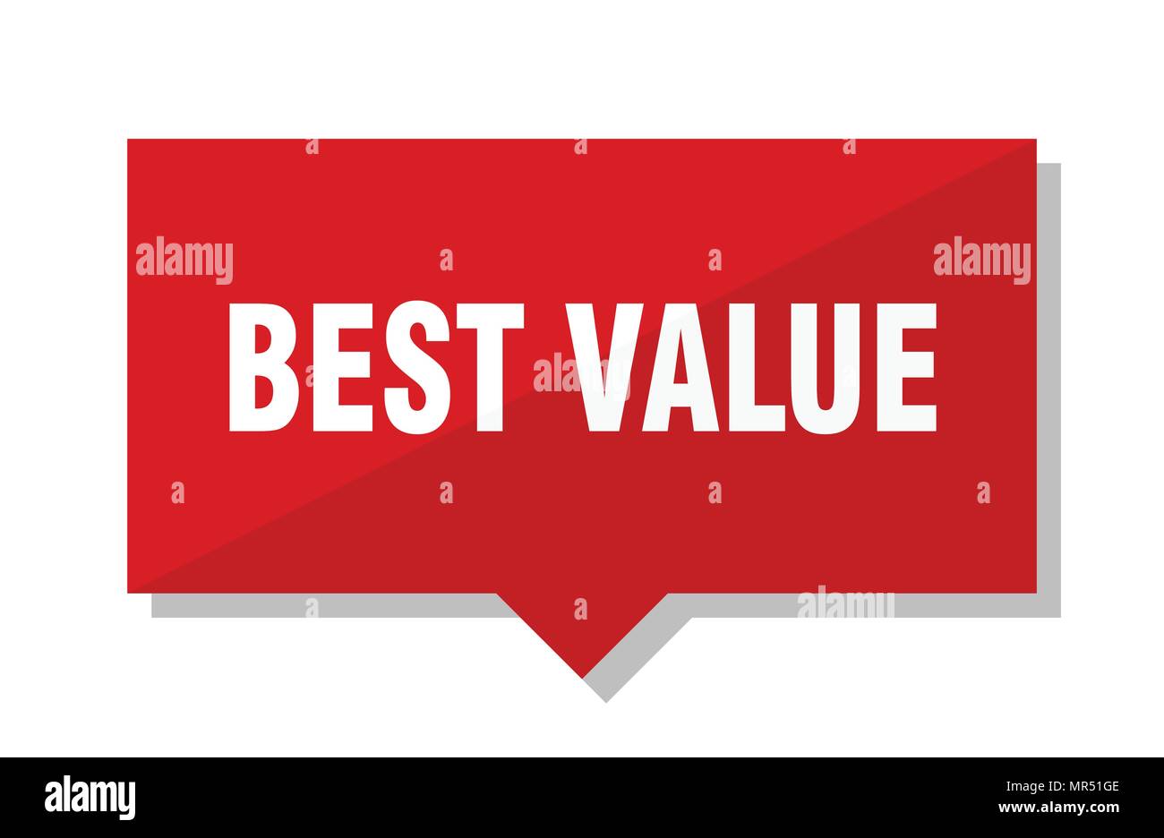 best value red square price tag Stock Vector Image & Art - Alamy