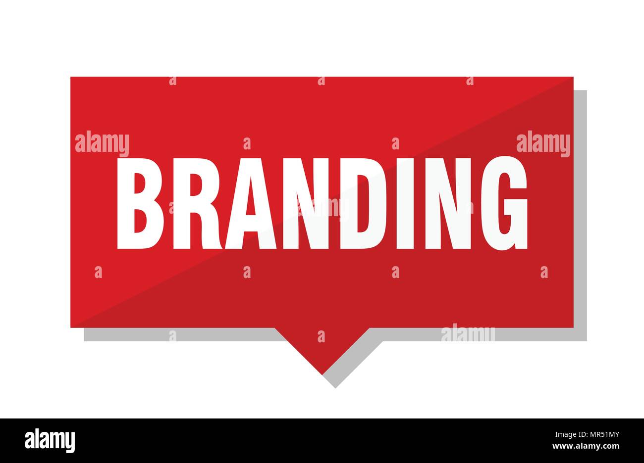 branding red square price tag Stock Vector Image & Art - Alamy