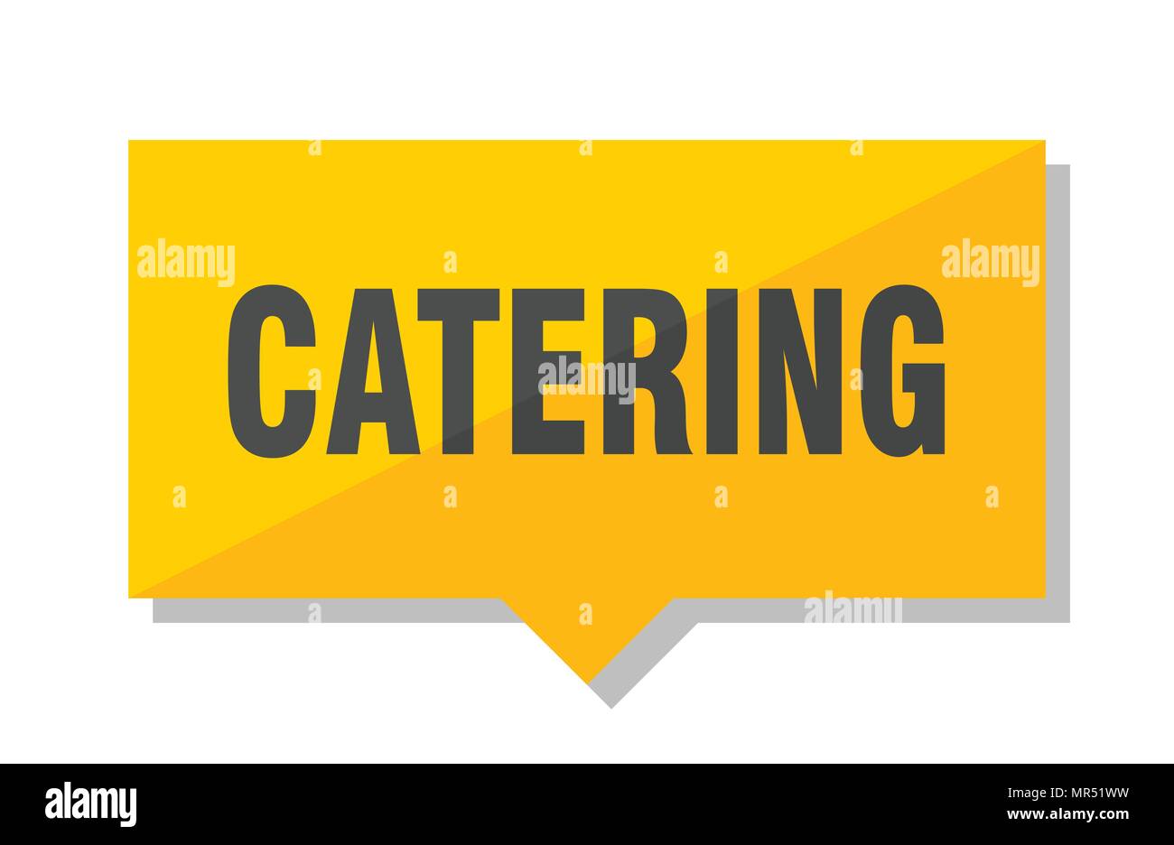 catering yellow square price tag Stock Vector Image & Art - Alamy