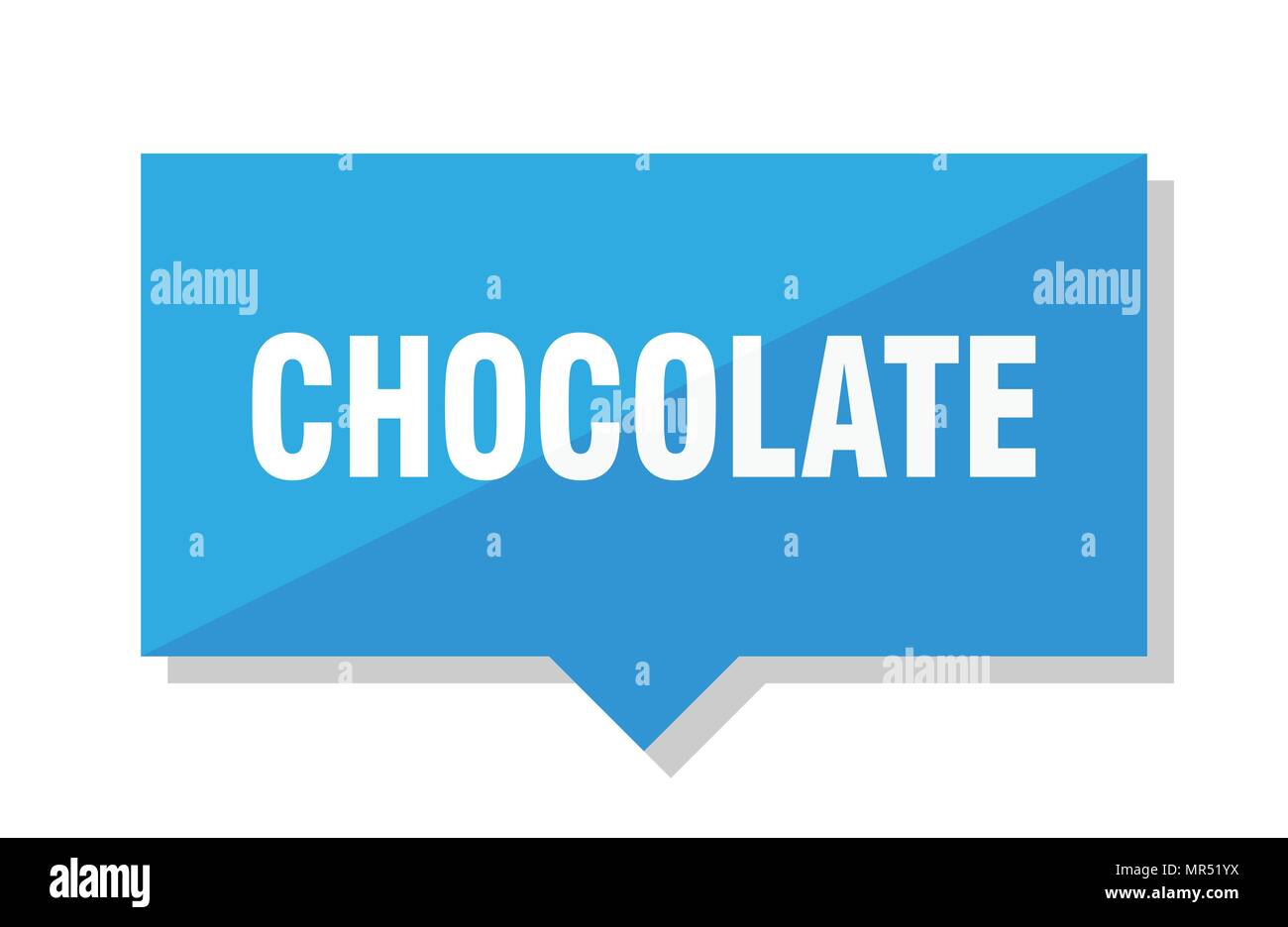 chocolate blue square price tag Stock Vector Image & Art - Alamy