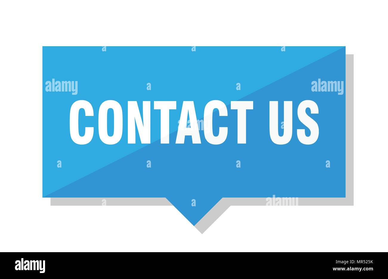 contact us blue square price tag Stock Vector Image & Art - Alamy