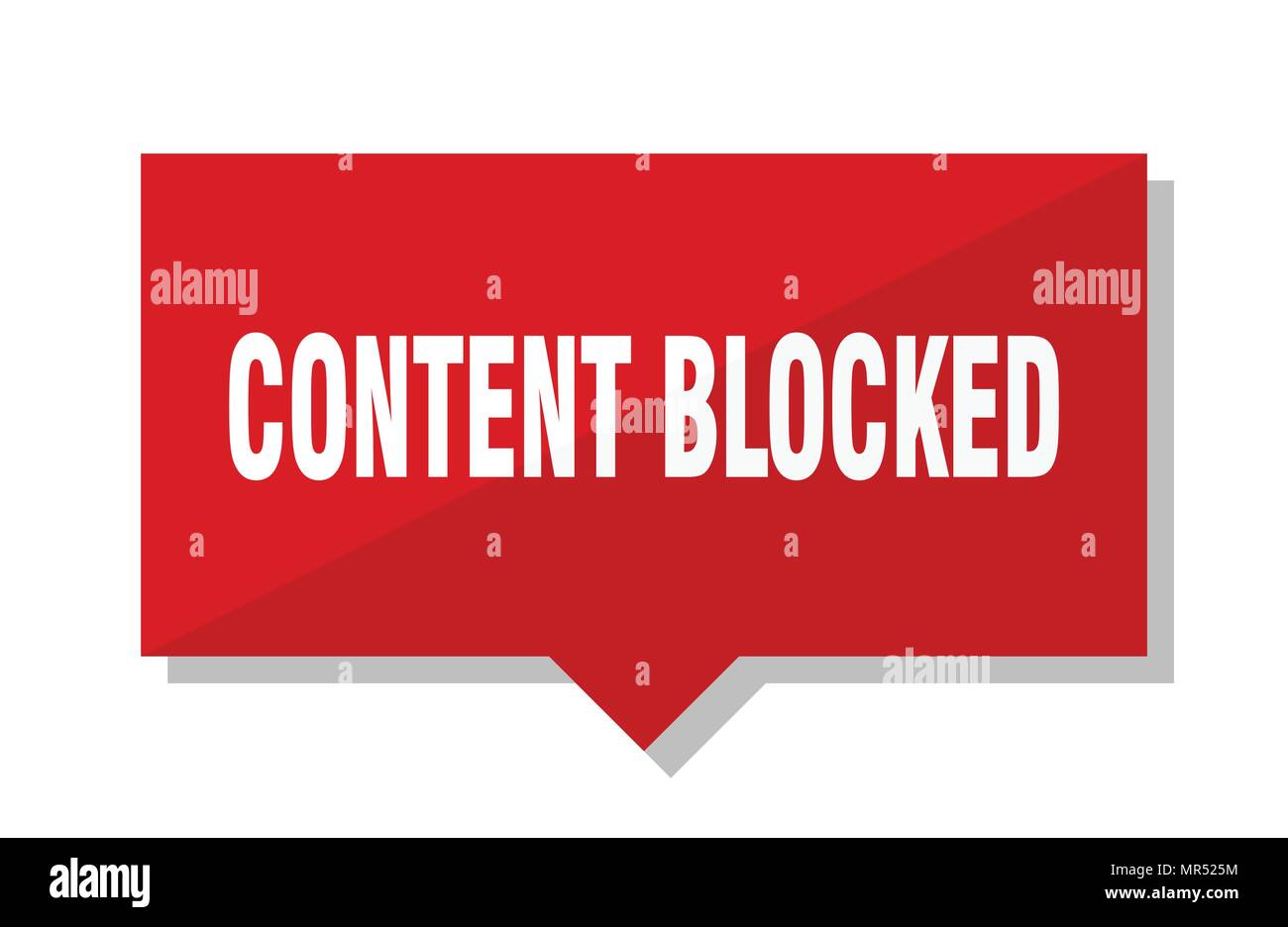 content blocked red square price tag Stock Vector Image & Art - Alamy