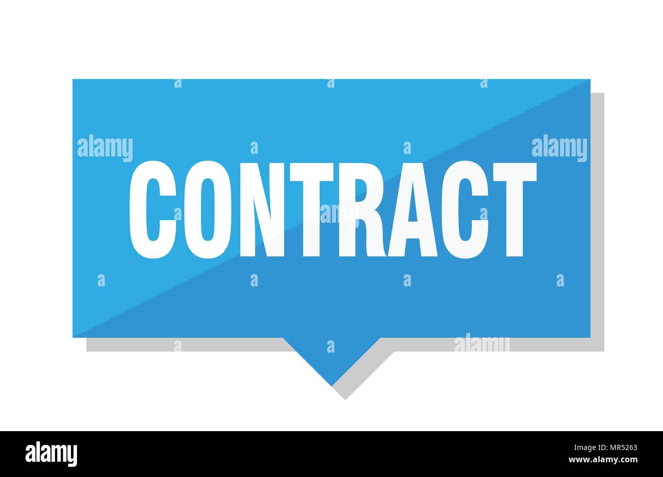 contract blue square price tag Stock Vector Image & Art - Alamy
