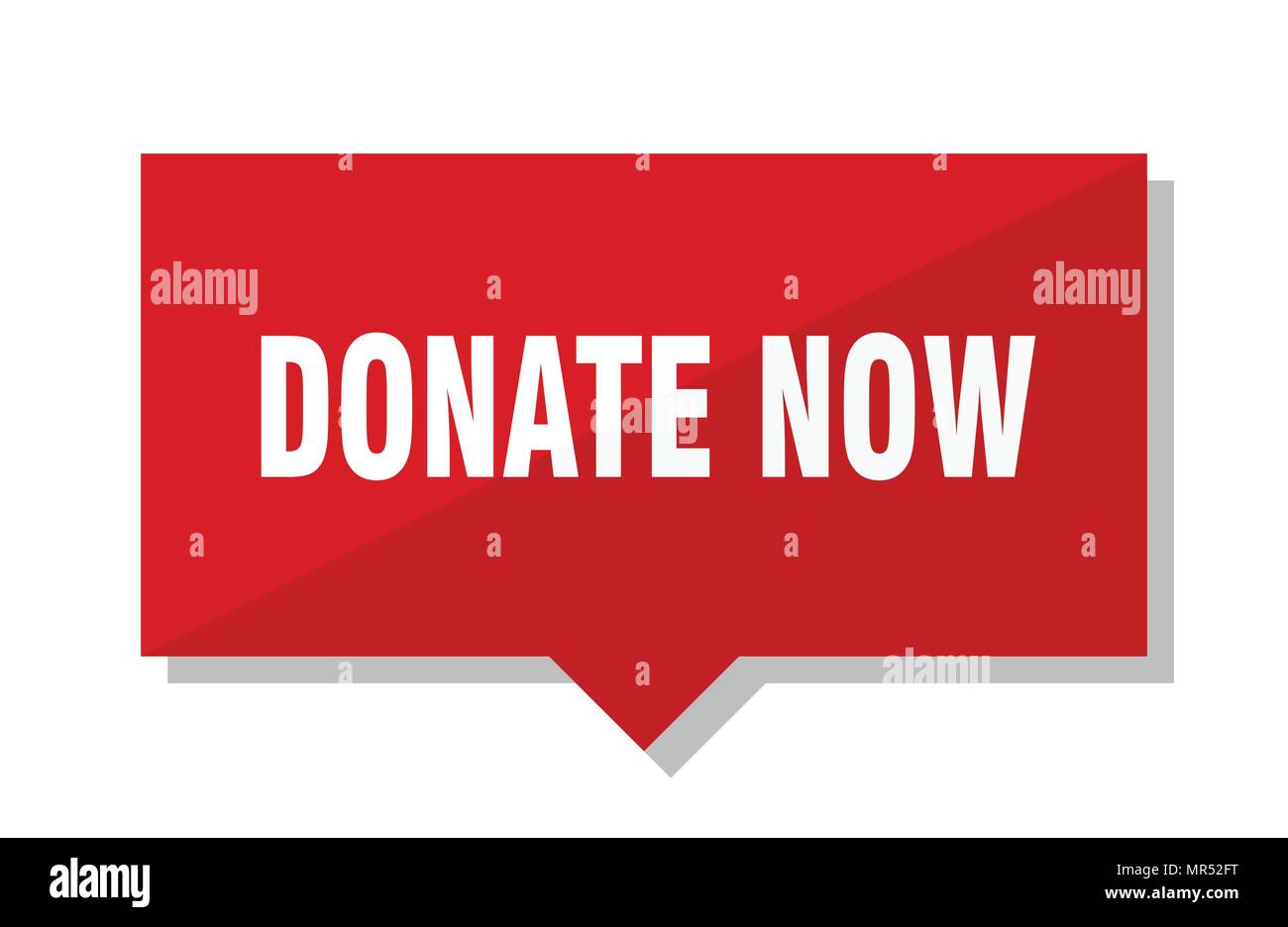 Donate now design Stock Vector Images - Alamy