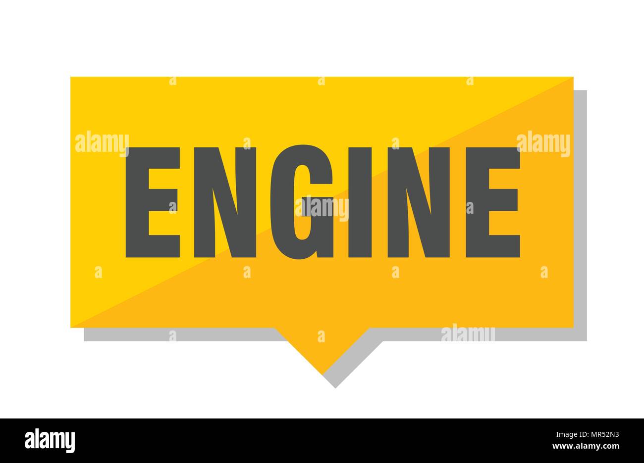 engine yellow square price tag Stock Vector Image & Art - Alamy