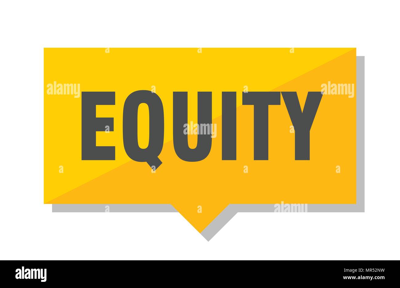 equity yellow square price tag Stock Vector Image & Art - Alamy