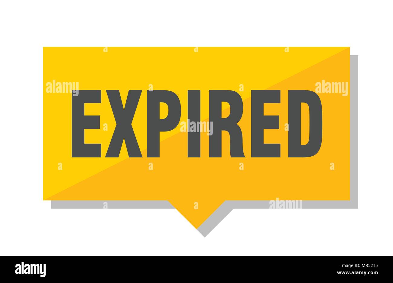 Expired note Stock Vector Images - Alamy