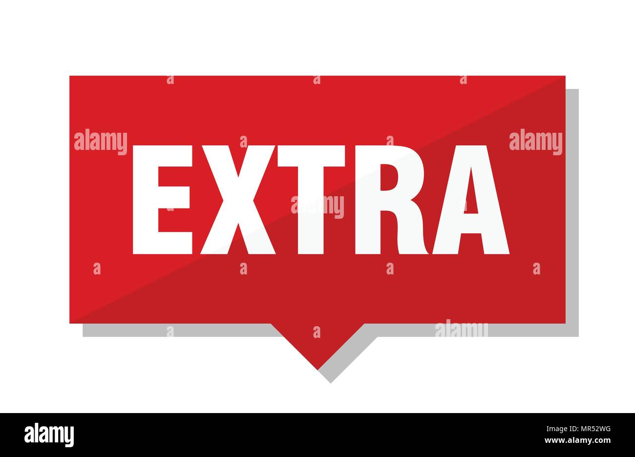 extra red square price tag Stock Vector Image & Art - Alamy