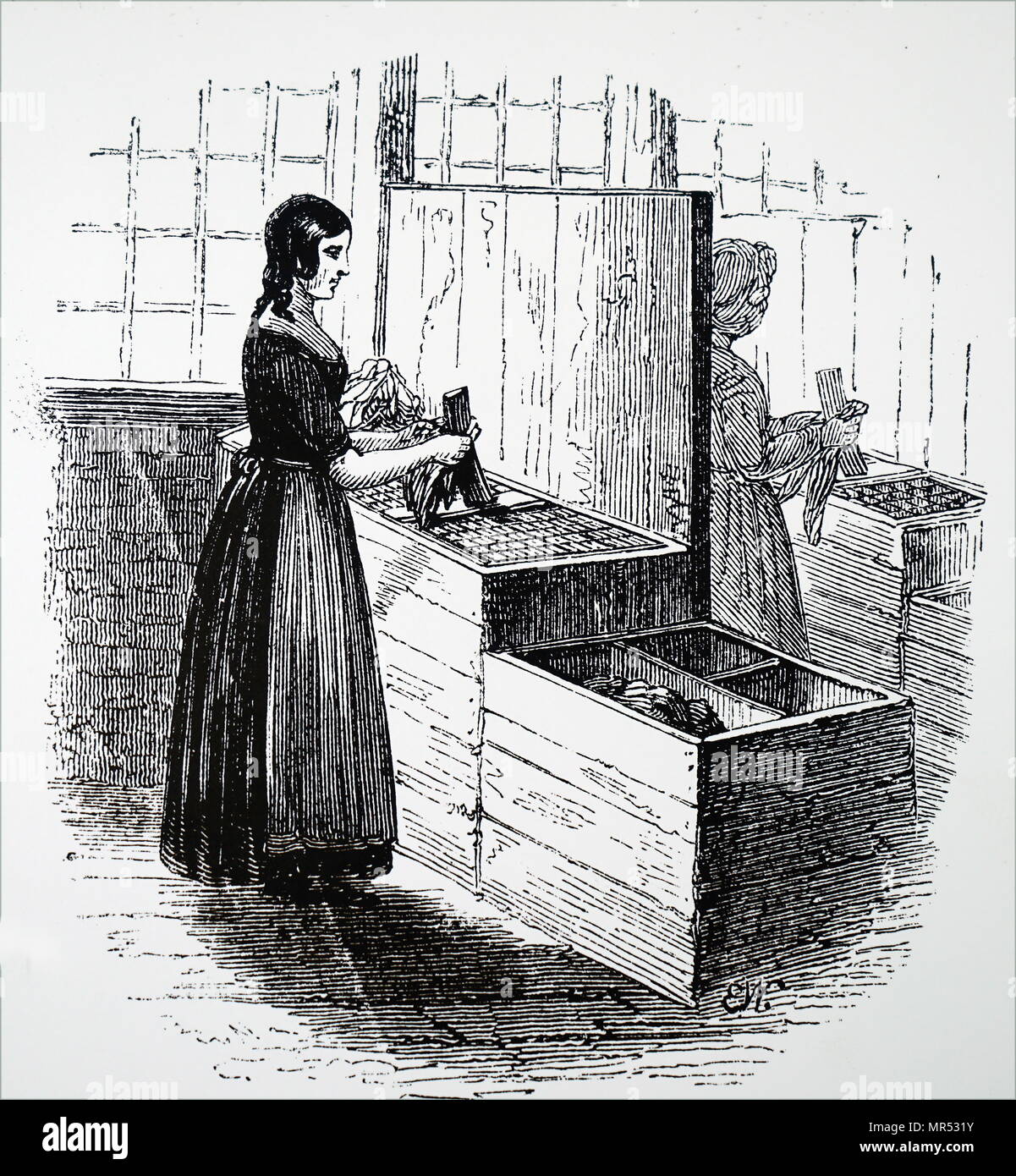 19th century paper cutting hi-res stock photography and images - Alamy