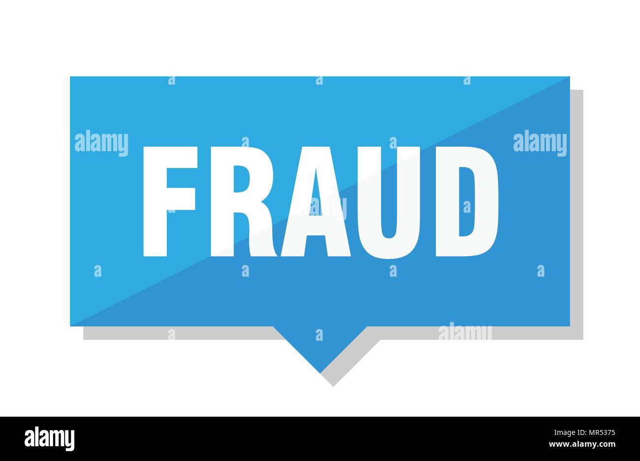 fraud blue square price tag Stock Vector Image & Art - Alamy