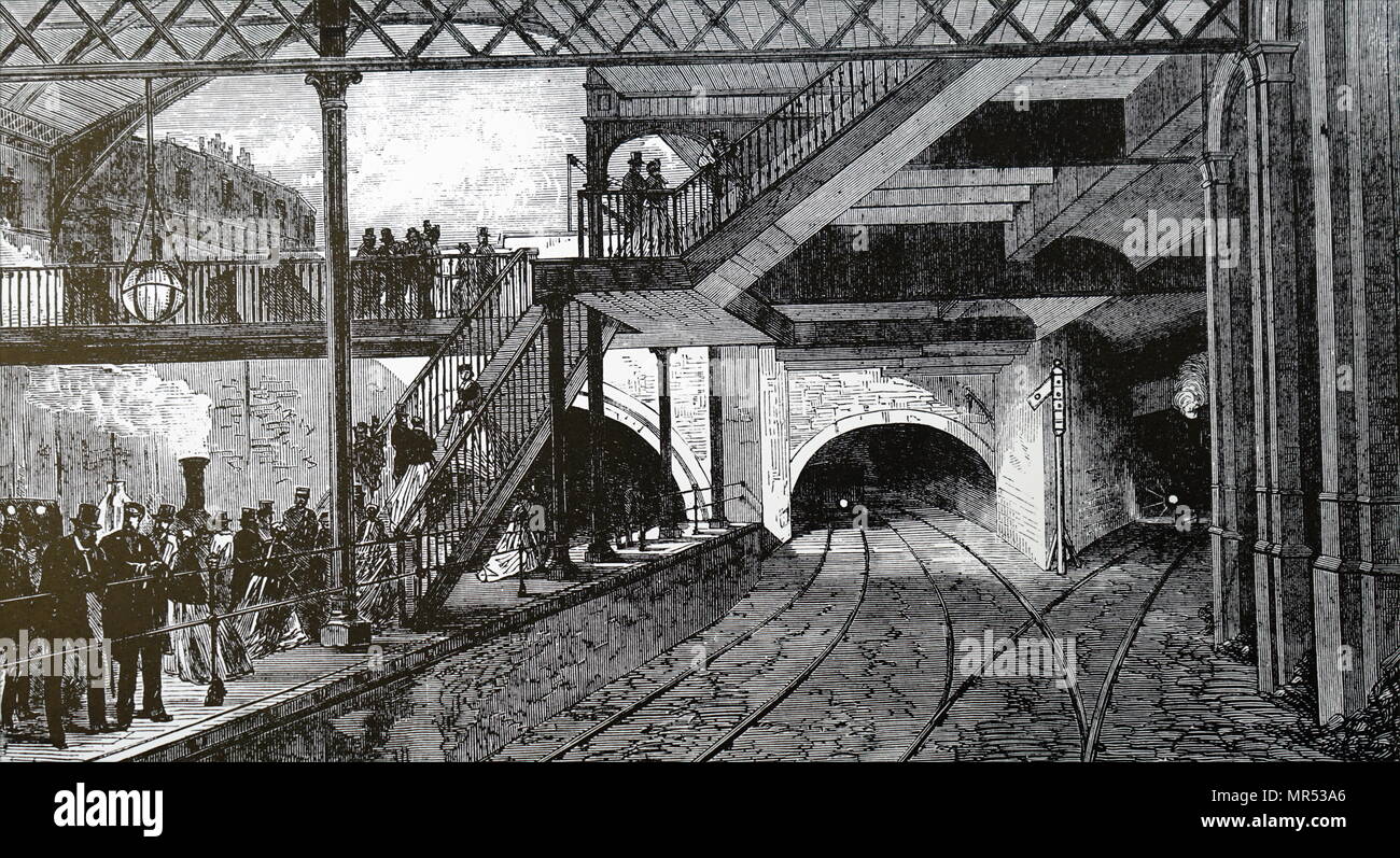 1863 London Underground Stock Photos & 1863 London Underground Stock ...