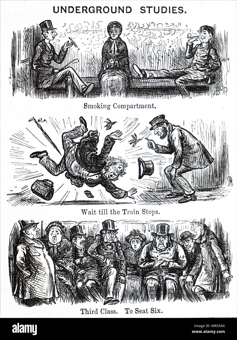 Underground station london cartoon hi-res stock photography and images ...