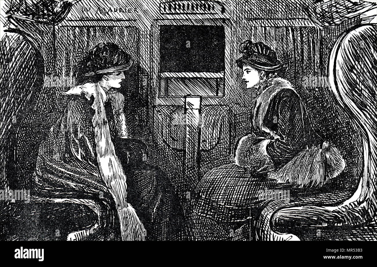 London underground trains 19th century hi-res stock photography and ...
